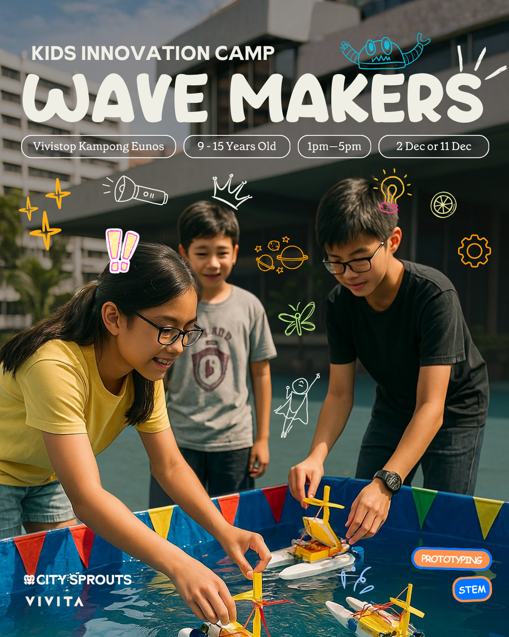 Kids Innovation Camp: Wave Makers – citysprouts