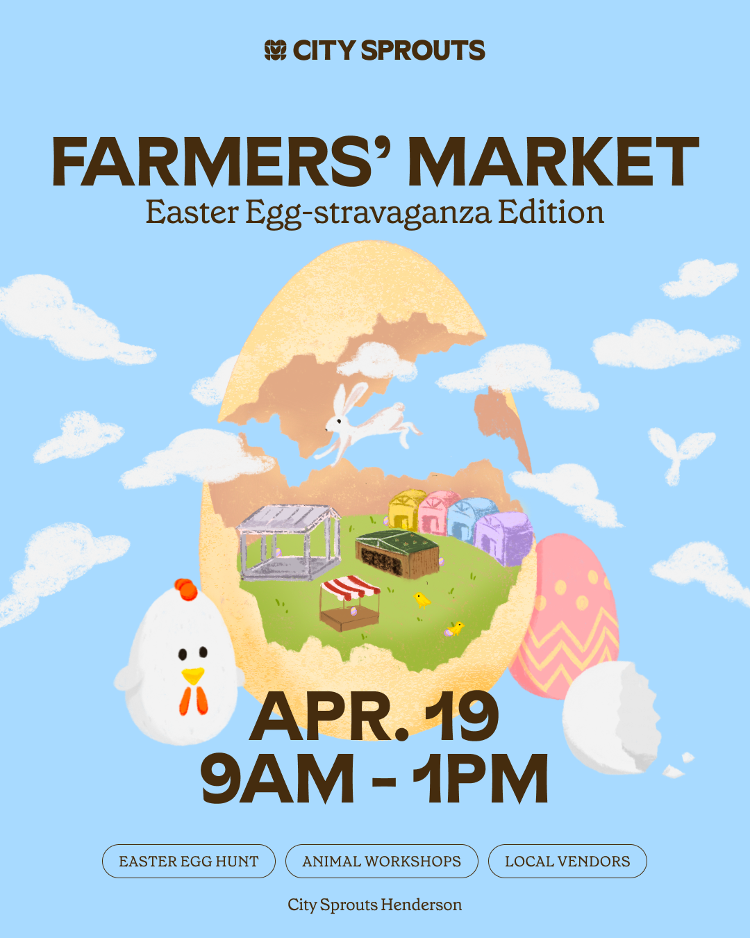 Farmers' Market: Easter Egg-stravaganza Edition 2025 – citysprouts