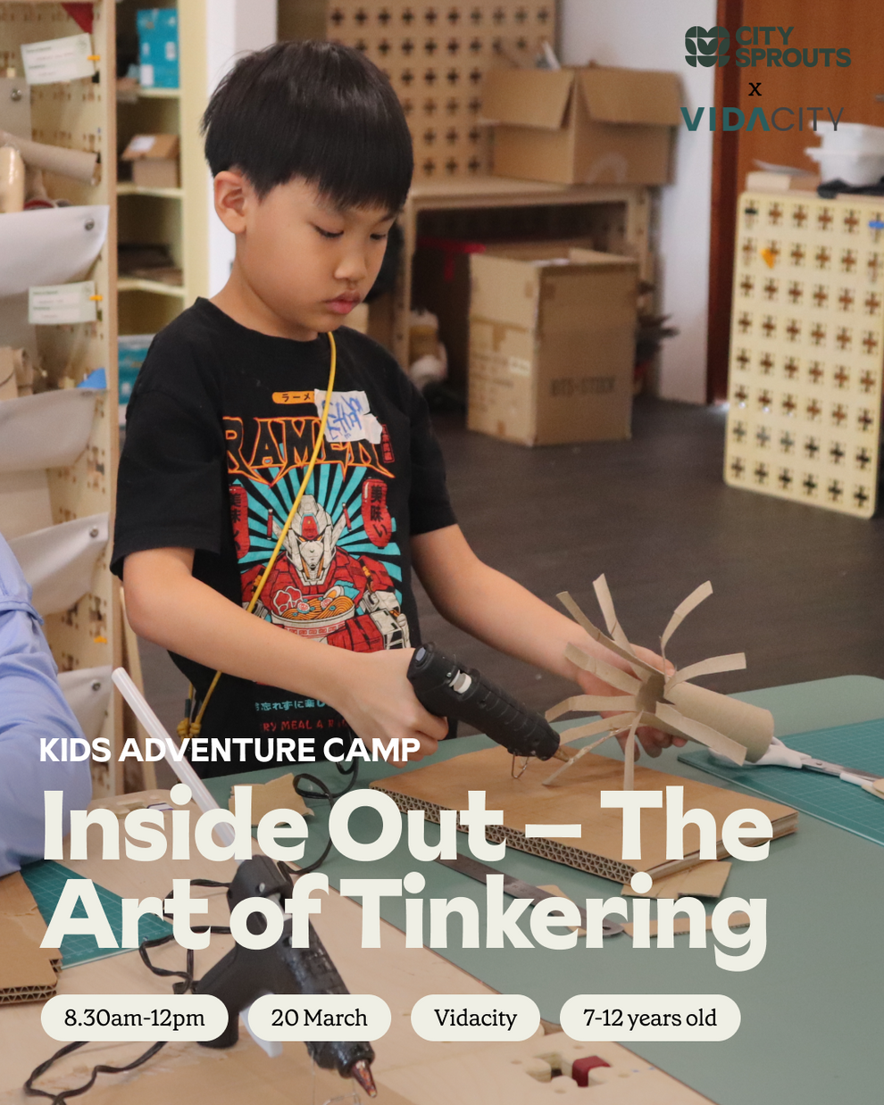 Kids Adventure Camp 2025: Inside Out – The Art of Tinkering – citysprouts
